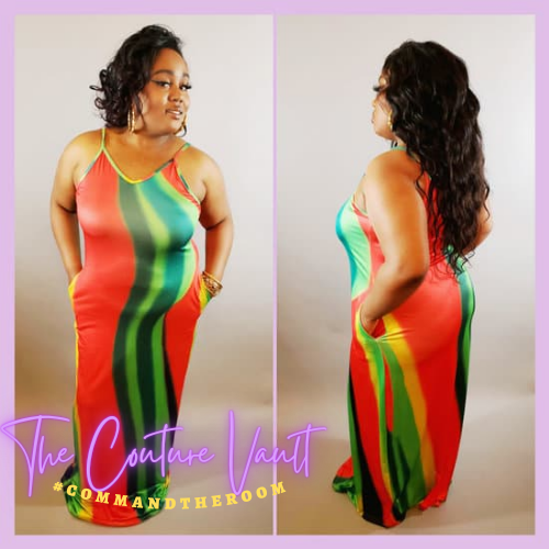 The Ms. Jamaican Maxi Dress – Kauna Dior